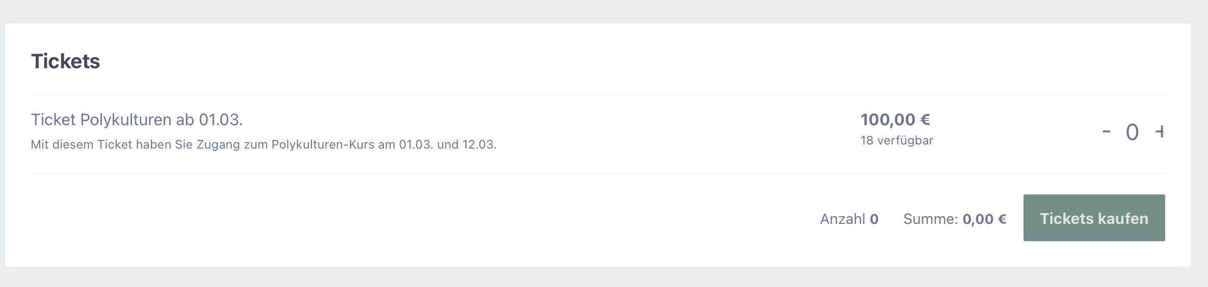 Ticket block on event page is cut off a bit • Themosaurus Support