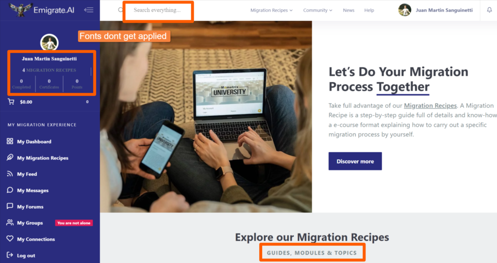 support-fonts • Themosaurus Support