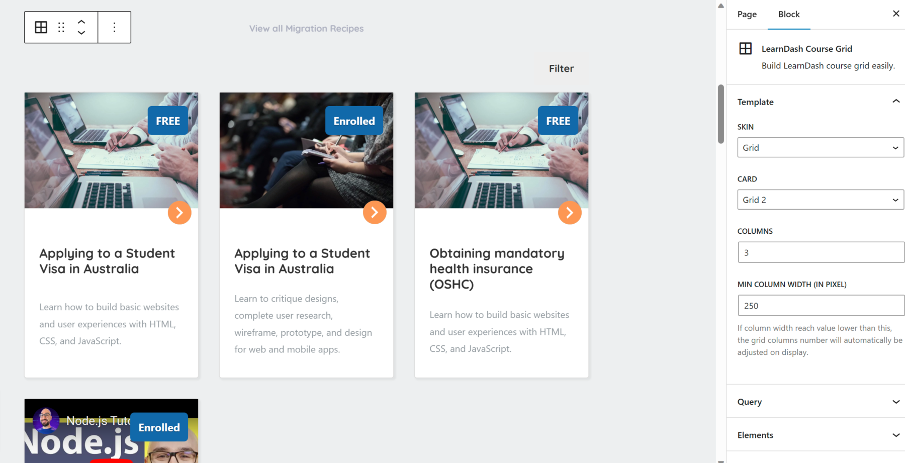 Cera WP block editor intended • Themosaurus Support